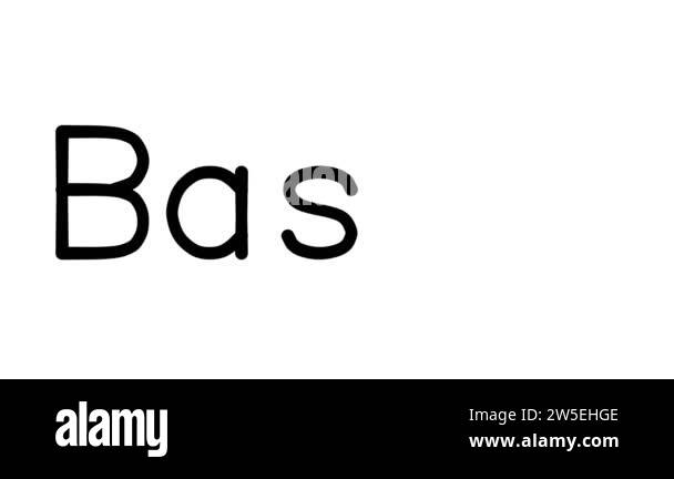 Basalt Handwritten Text Animation in Various Sans-Serif Fonts and ...