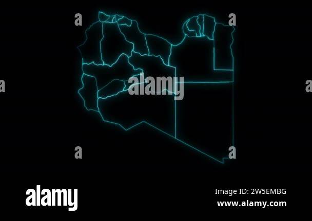 Libya outline map animation national Stock Videos & Footage - HD and 4K ...