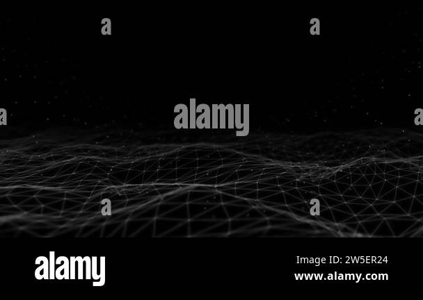 Abstract Low Polygons Shapes Background Fractal Loop/ 4k animation of ...