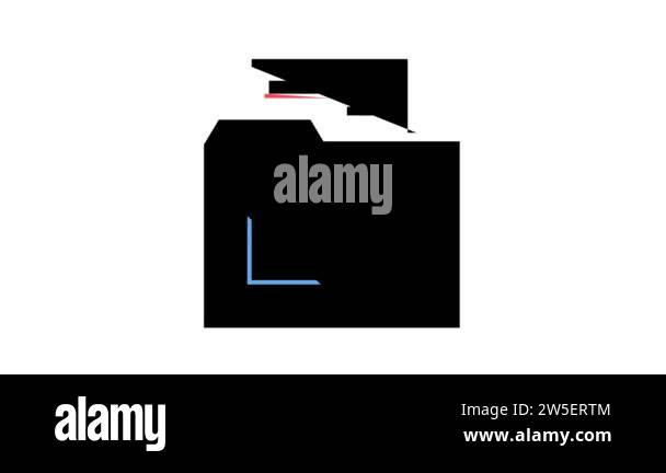 Folder icon in color Stock Videos & Footage - HD and 4K Video Clips - Alamy