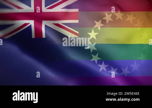 Cook islands flag loop background Stock Videos & Footage - HD and 4K ...