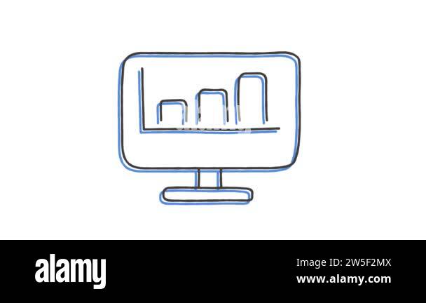 Web analytics diagram drawn Stock Videos & Footage - HD and 4K Video ...