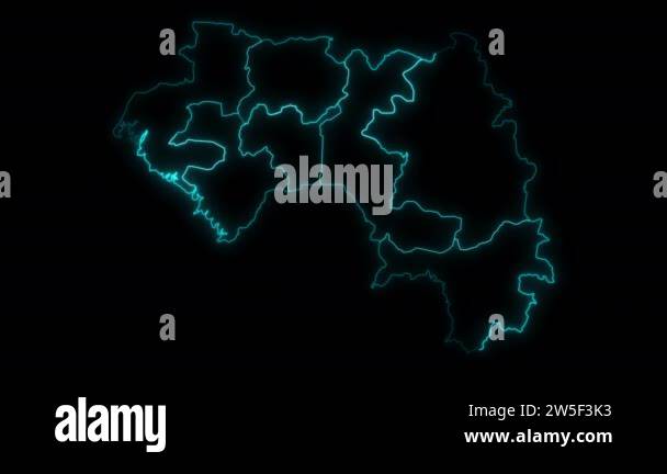 Labe region outline map Stock Videos & Footage - HD and 4K Video Clips ...