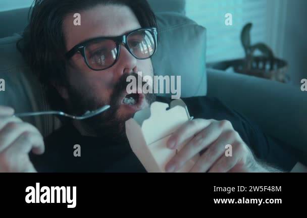 Man eating rice Stock Videos & Footage - HD and 4K Video Clips - Alamy