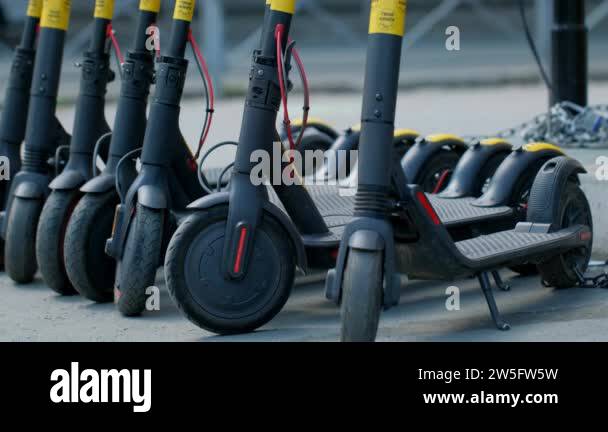 E scooter e scooters rental Stock Videos & Footage - HD and 4K Video ...