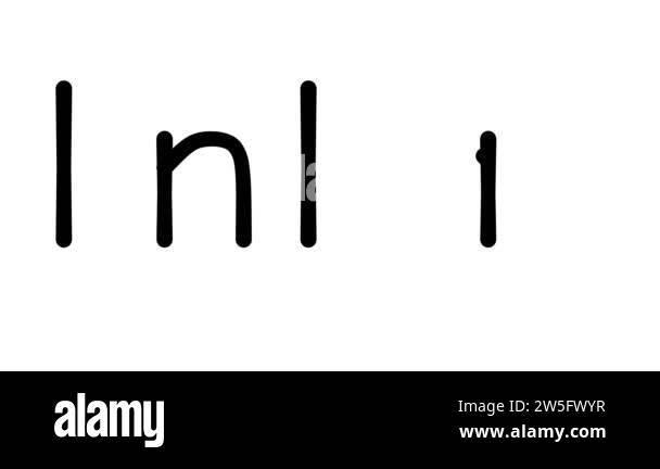 Inlay Handwritten Text Animation in Various Sans-Serif Fonts and ...