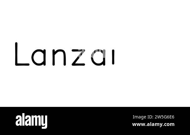 Lanzarote Handwritten Text Animation in Various Sans-Serif Fonts and ...
