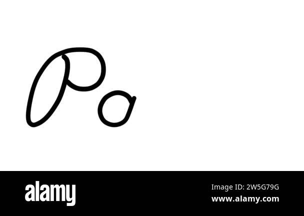 Park Decorative Handwriting Animation in Six Cursive and Gothic Fonts ...