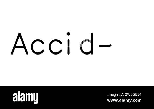 Accident Handwritten Text Animation in Various Sans-Serif Fonts and ...