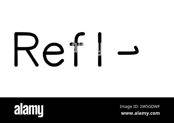 Reflex Handwritten Text Animation in Various Sans-Serif Fonts and ...