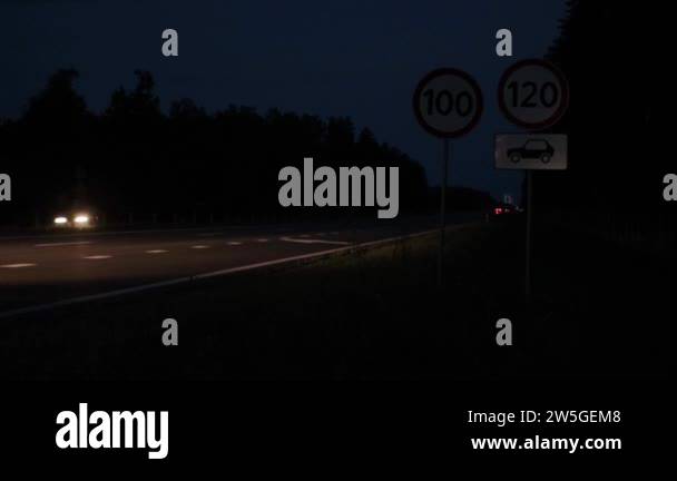 Motorway warning signs Stock Videos & Footage - HD and 4K Video Clips ...