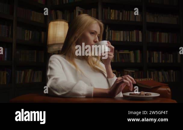 Model drinking tea Stock Videos & Footage - HD and 4K Video Clips - Alamy