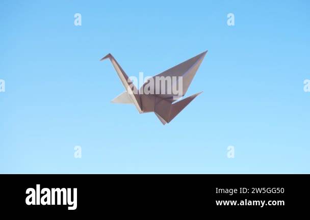 Origami bird flying Stock Videos & Footage - HD and 4K Video Clips - Alamy