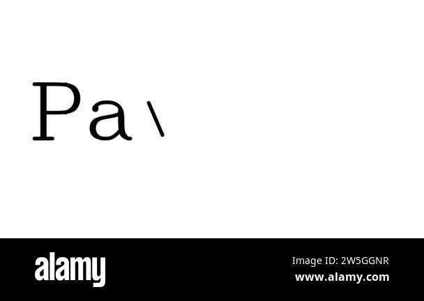 Payment Animated Handwriting Text in Serif Fonts and Weights Stock ...