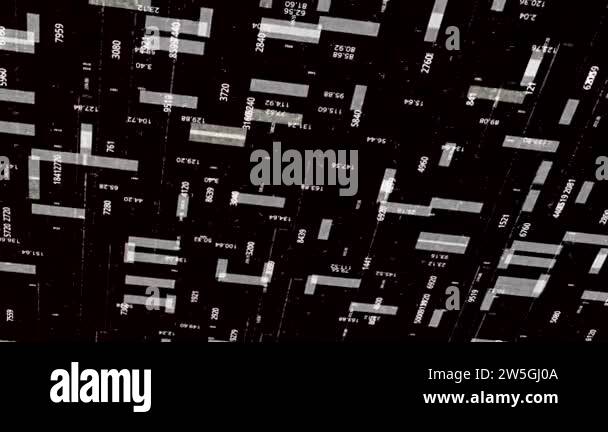 Alien communication data stream lines, seamless loop. Animation ...