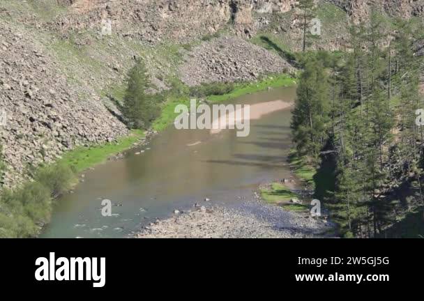 Deep Cleft Between Escarpments of Stony Canyon Geological Formation ...