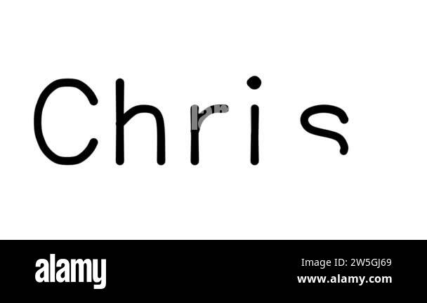 Christ Handwritten Text Animation in Various Sans-Serif Fonts and ...