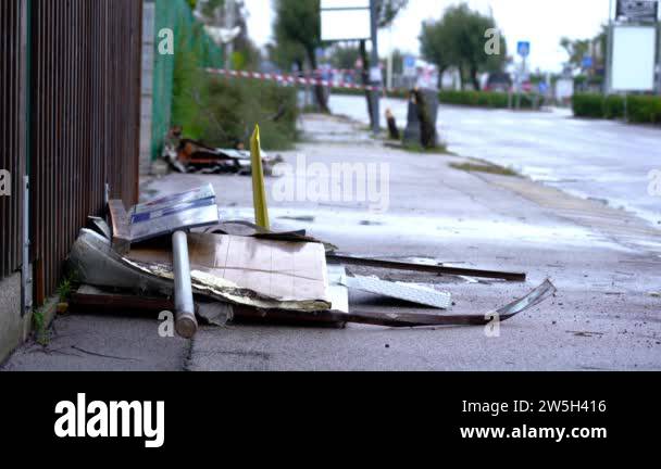 Broken road sign Stock Videos & Footage - HD and 4K Video Clips - Alamy