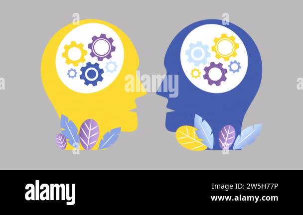 Thought process concept motion graphics. Thought process, thinking ...