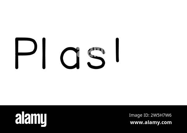Plaster Handwritten Text Animation in Various Sans-Serif Fonts and ...
