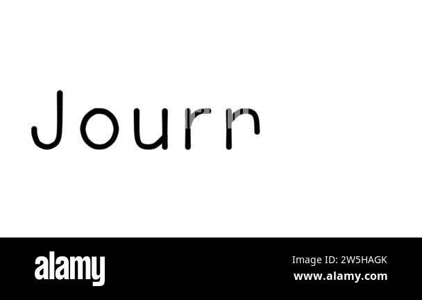 Journals Handwritten Text Animation in Various Sans-Serif Fonts and ...