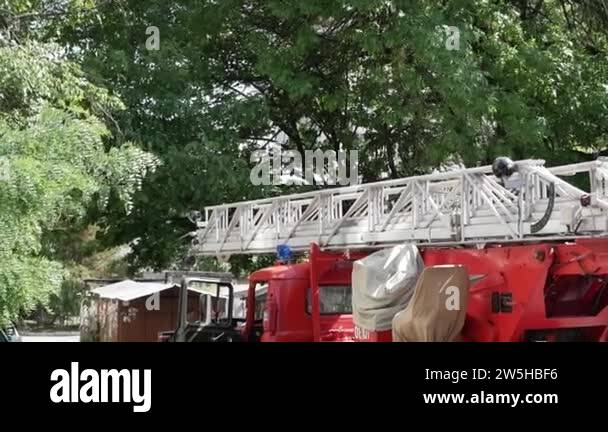 Fire service ladder Stock Videos & Footage - HD and 4K Video Clips - Alamy