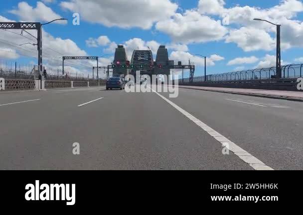 Sydney Harbour Bridge Sydney NSW Australia 10 Jan 2021. Crossing the ...