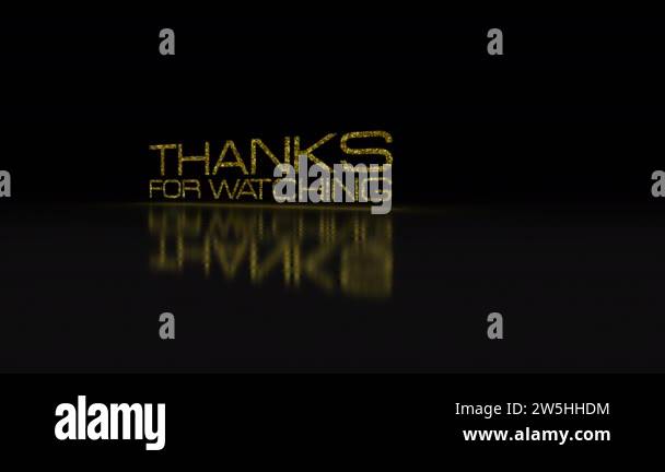 Thanks For Watching Please Like and Subscribe golden text with floor ...