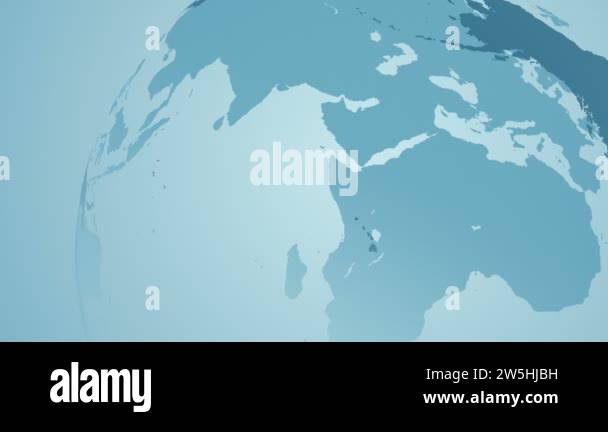 Rotating world globe animation Stock Video Footage - Alamy