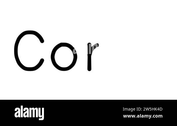 Corfu Handwritten Text Animation in Various Sans-Serif Fonts and ...