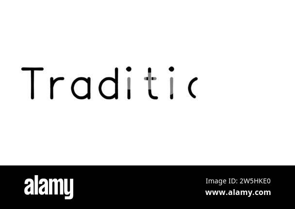 Traditional Handwritten Text Animation in Various Sans-Serif Fonts and ...