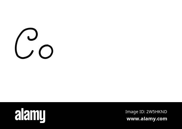 College Decorative Handwriting Animation in Six Cursive and Gothic ...