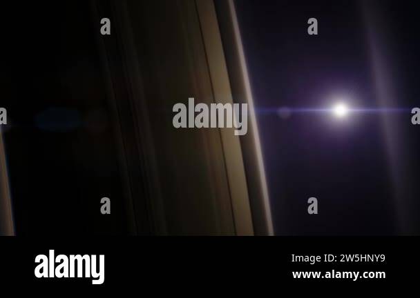 Interstellar space travel universe. 4K 3D animation in outer space ...