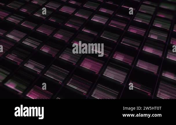 Abstract visualization of power supply control panel. Animation ...