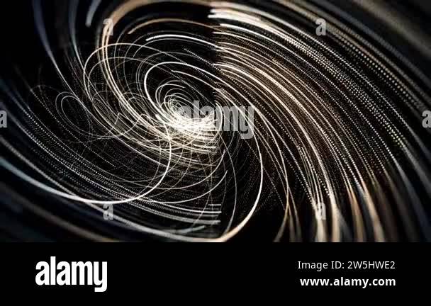 Magic rotation of galaxy space swirling vortex in outer space ...