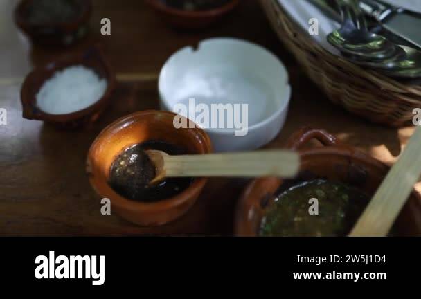Restaurant table condiments Stock Videos & Footage - HD and 4K Video ...