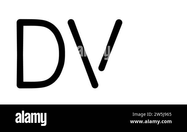 DVD Handwritten Text Animation in Various Sans-Serif Fonts and Weights ...