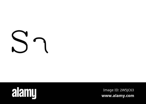 Salmon Animated Handwriting Text in Serif Fonts and Weights Stock Video ...