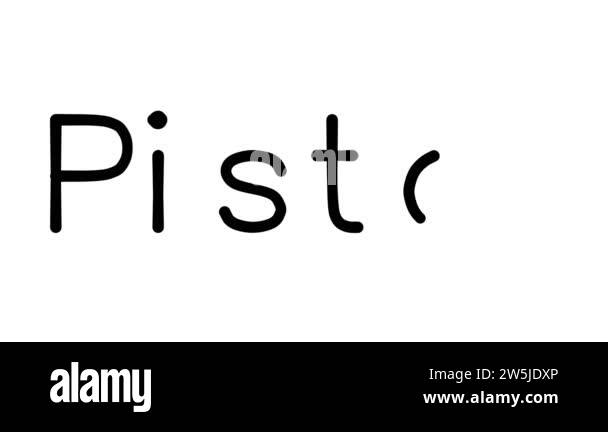 Piston Handwritten Text Animation in Various Sans-Serif Fonts and ...
