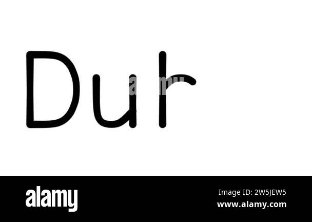 Dubai Handwritten Text Animation in Various Sans-Serif Fonts and ...