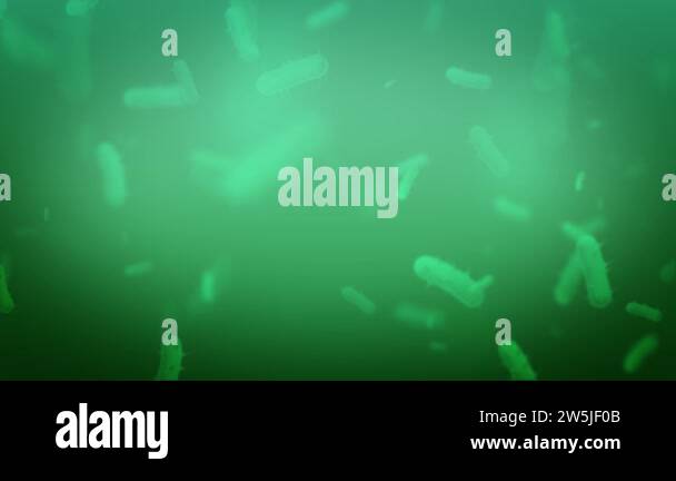 Abstract Virus And Microbe Germs Microscope View Background Loop/ 4k ...