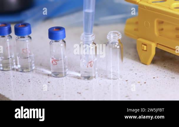 Preparation of calibration curve for HPLC measurements in glass vials ...