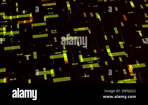 Abstract technology background with blocks of flat rectangles and ...