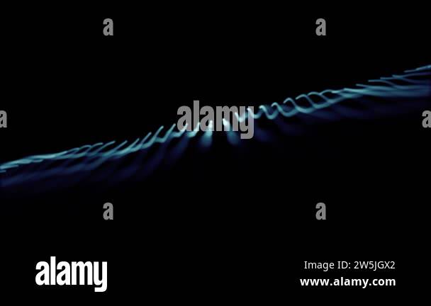 Abstract Waving Lines Fade In And Out Fx Background Loop/ 4k animation ...