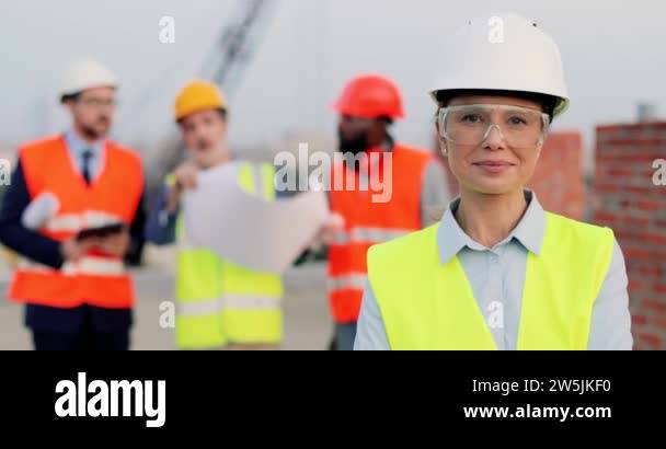 Beautiful female builder in Stock Videos & Footage - HD and 4K Video ...