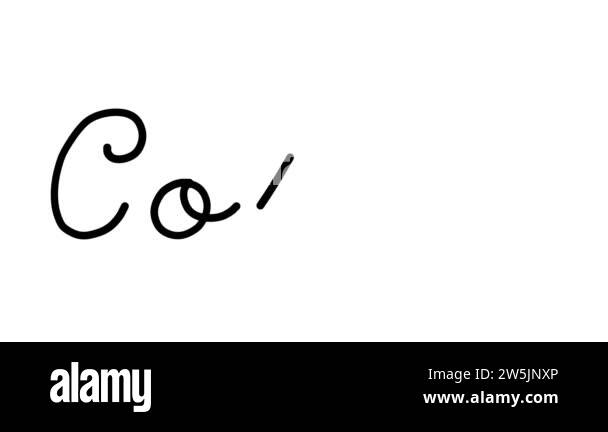 Cobra Decorative Handwriting Animation in Six Cursive and Gothic Fonts ...
