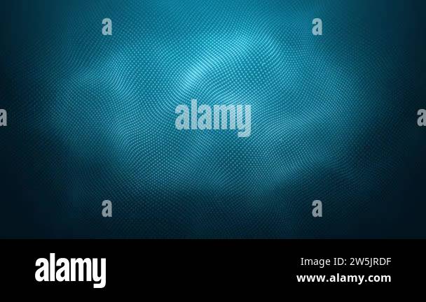 Abstract Glowing Mesh Waving Fx With Lens Background Loop/ 4k animation ...