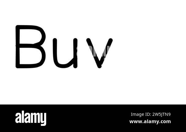 Buyer Handwritten Text Animation in Various Sans-Serif Fonts and ...