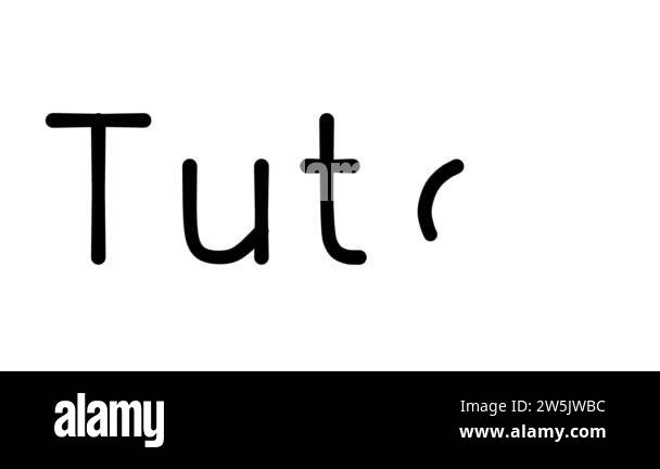 Tutor Handwritten Text Animation in Various Sans-Serif Fonts and ...