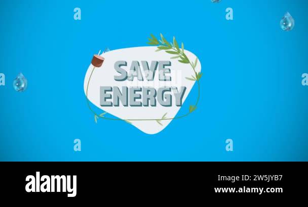 Animation save energy text logo Stock Videos & Footage - HD and 4K ...